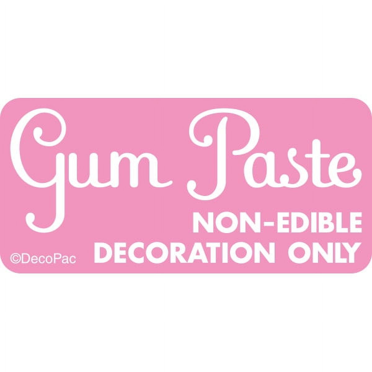Bakery Supplies - Promotional Label - Gum Paste (500 labels) - Walmart.com