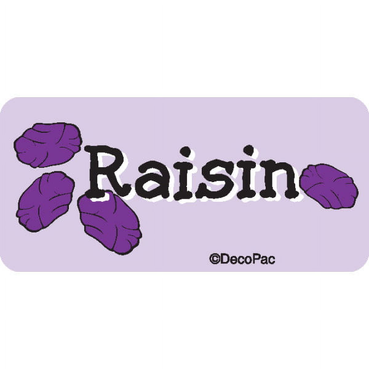 Bakery Supplies - Promotional Label - Raisin (500 labels) - Walmart.com