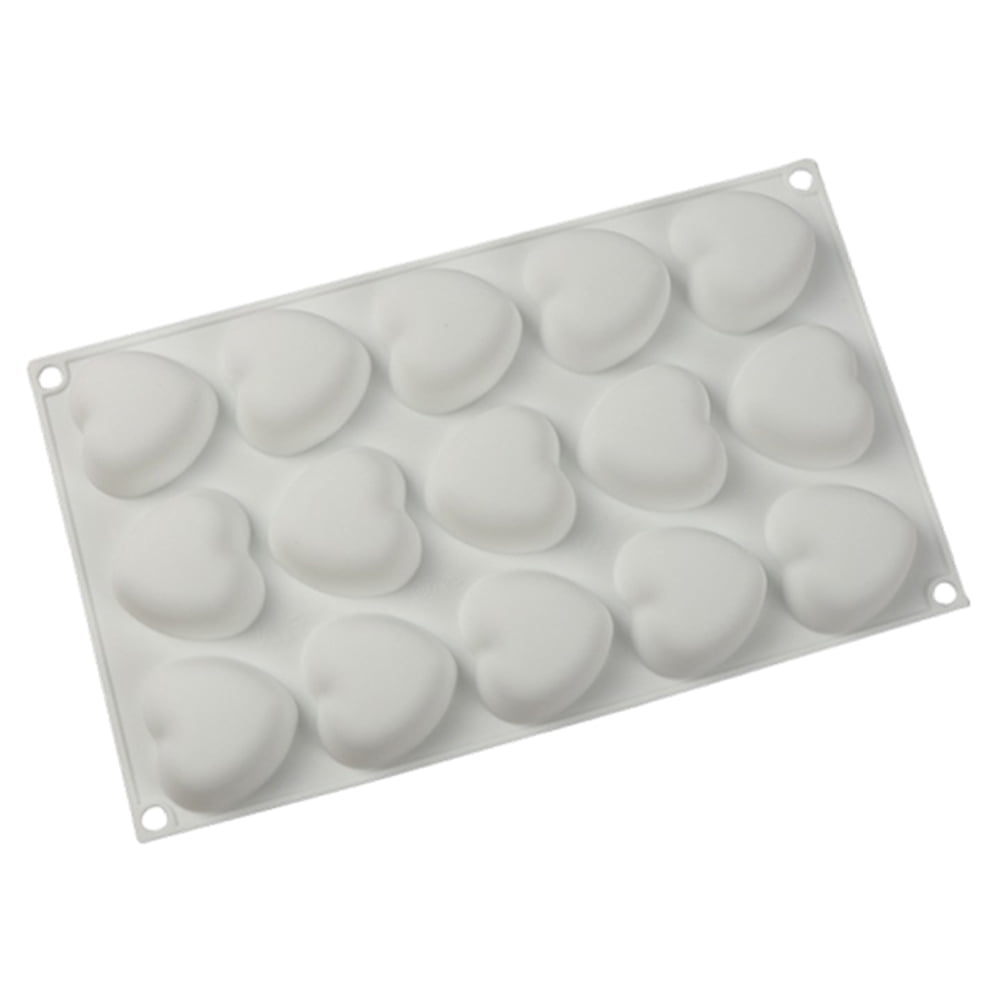 Bakeware 15-in-1 Heart Moulds French Mousse Design Cake Mould Modern ...
