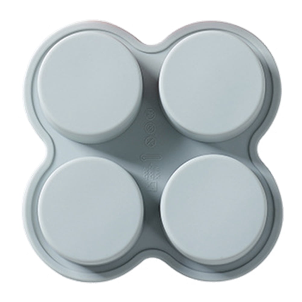 Bakeware 4-Cavity Mousse Cake Silicone Mould Baking Tools Cylinder ...