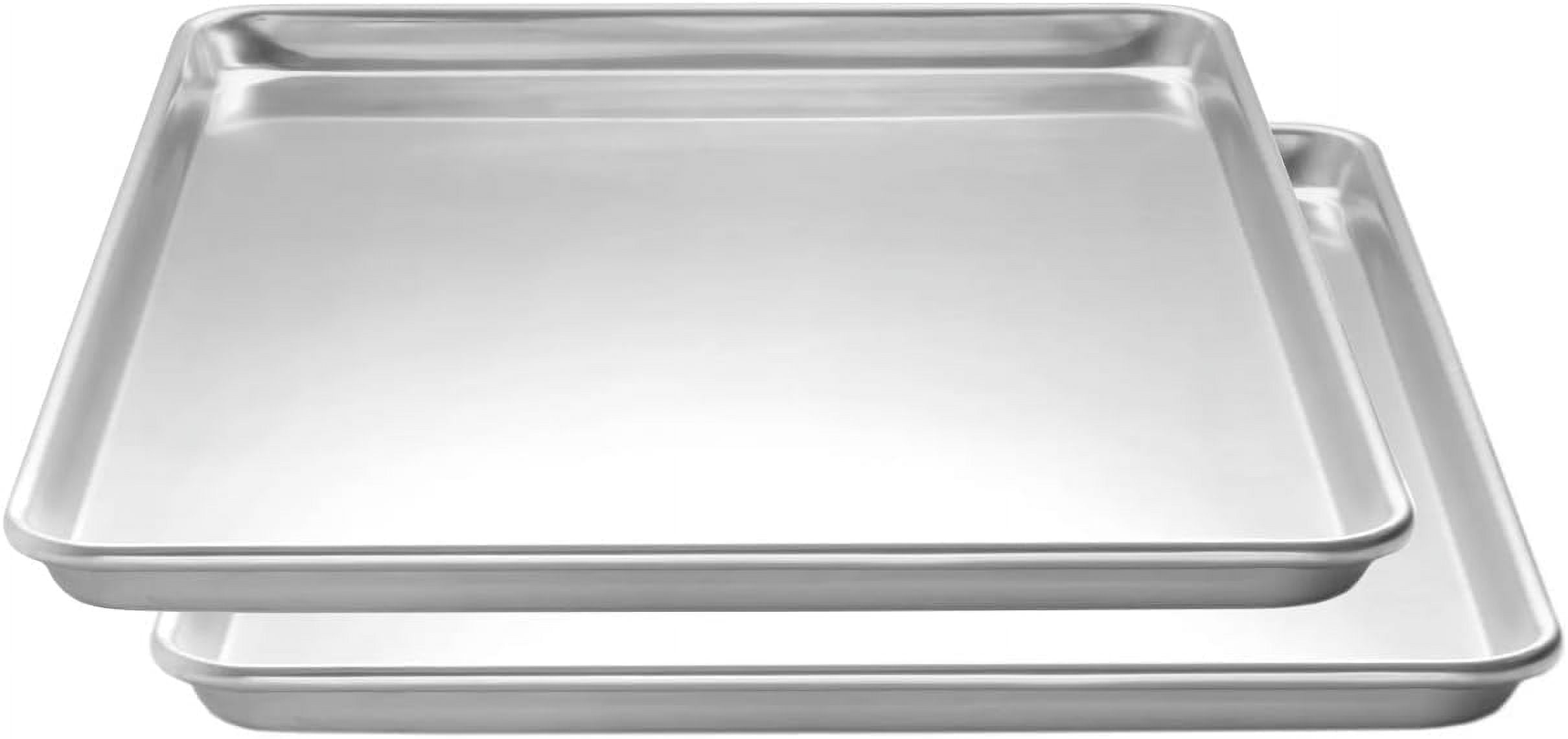 Bakeware, Aluminum 12-Gauge Extra-Heavy Duty Full-Size Sheet Pan, 2-Pack (31H-045) - Walmart.com