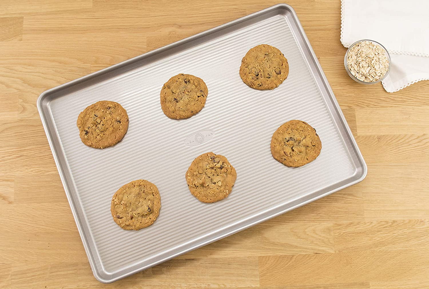 Bakeware Heavy Duty Extra Large Sheet Pan Warp Resistant Nonstick ...