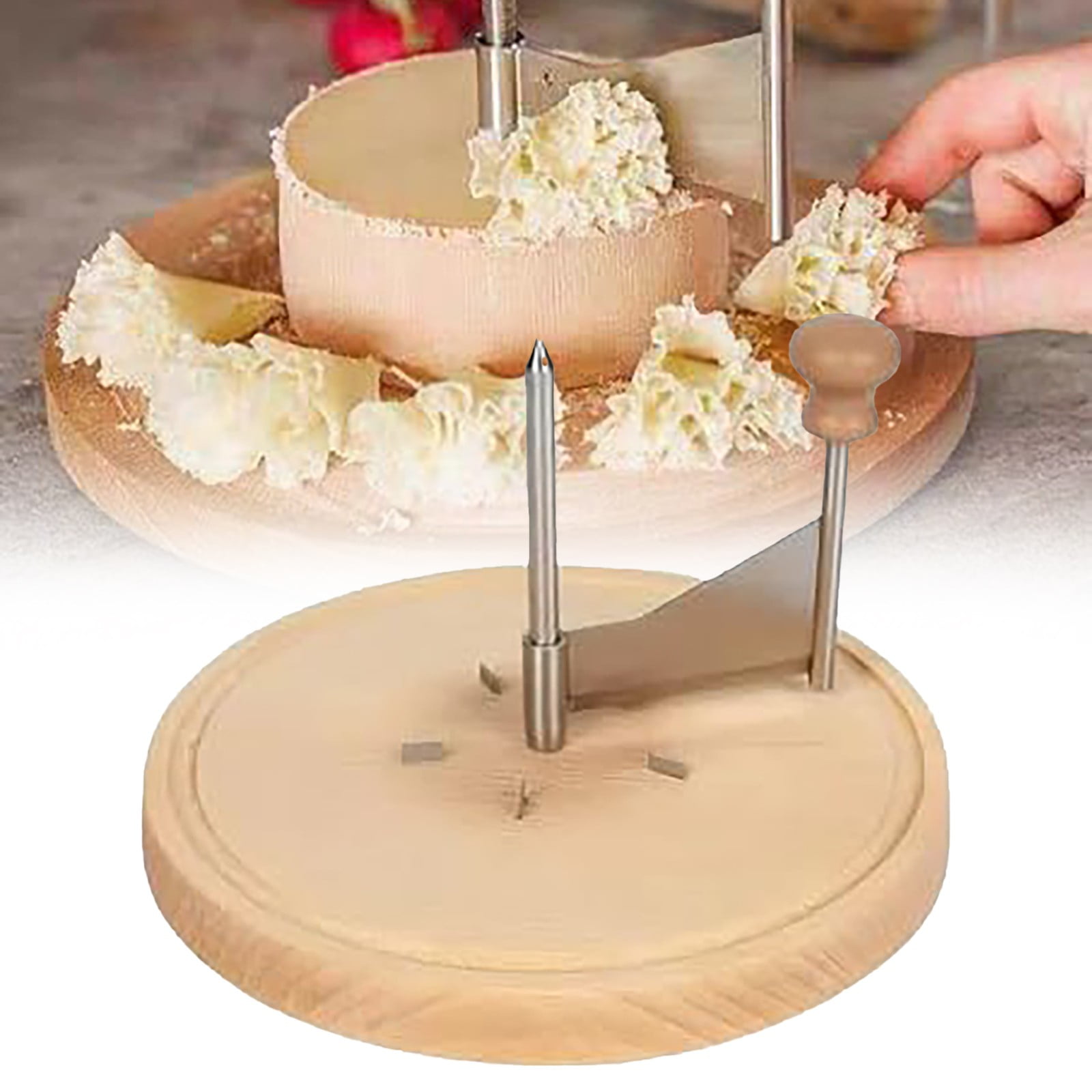 Bakeware Kitchen Fork Cheese Curler Cheese Shaver W: 8.74“ Cheese Wheel ...