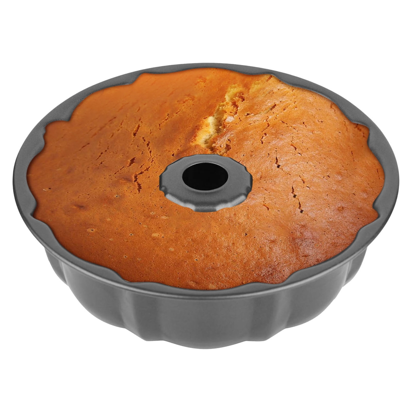 Bakeware Bakeware Nonstick 95 Inch Fluted Tube Cake Pan for Baking 12 ...