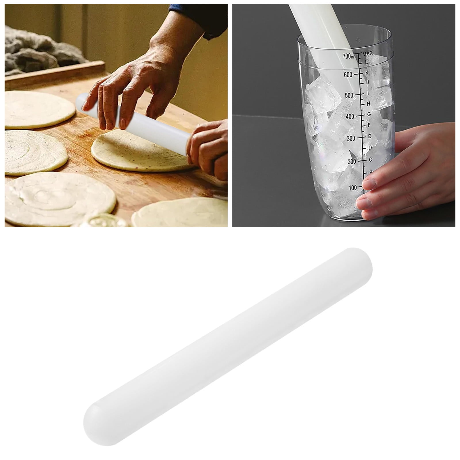 Bakeware Rolling Pin Large Portable Non Stick Rolling Pin Purpose ...