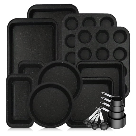Bakeware Set Baking Pan Set Non-Stick Kitchen Oven Round/Square Cake ...