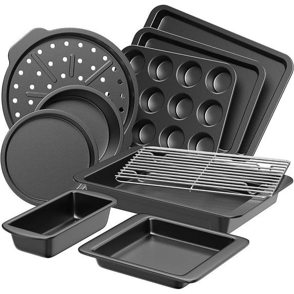 Bakeware Sets, Baking Pans Set, Nonstick Oven Pan for Kitchen with ...