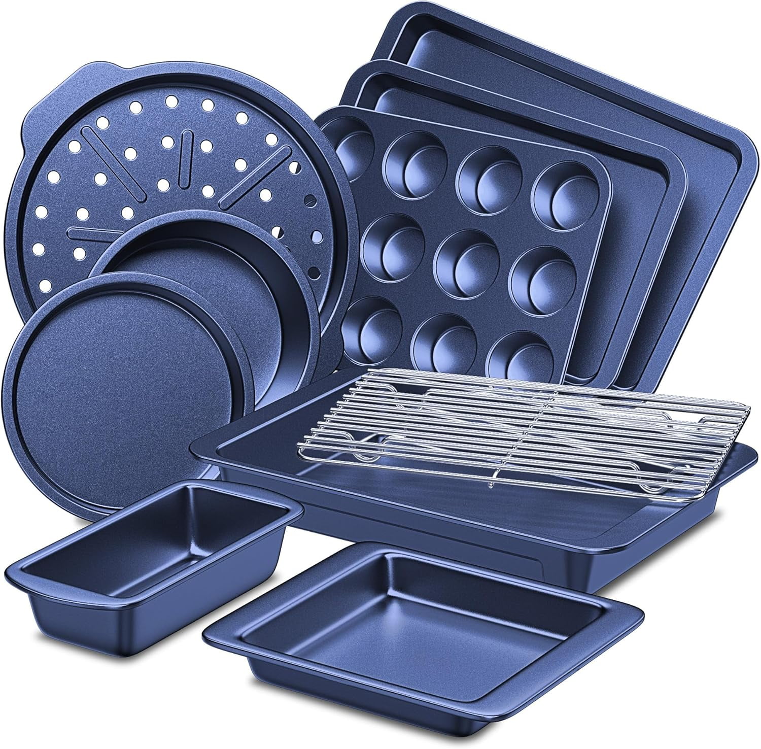 Bakeware Sets, Baking Pans Set, Nonstick Oven Pan for Kitchen with ...
