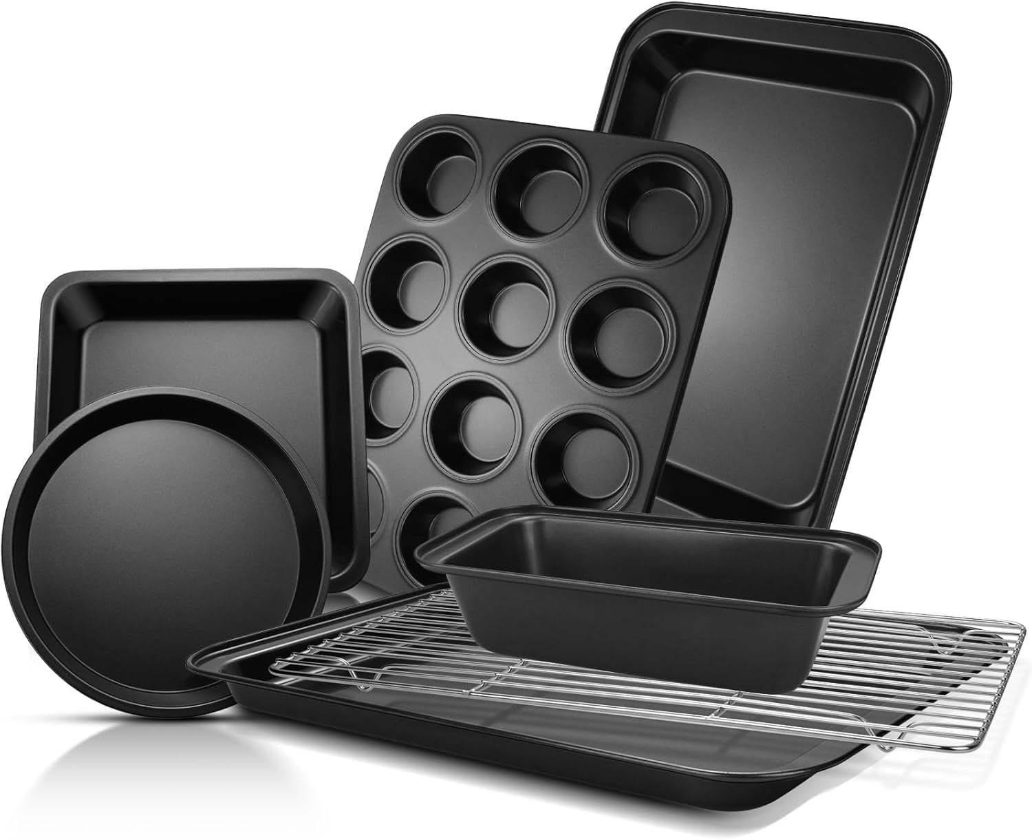 Bakeware Sets, Baking Pans Set, Nonstick Oven Pan for Kitchen with ...