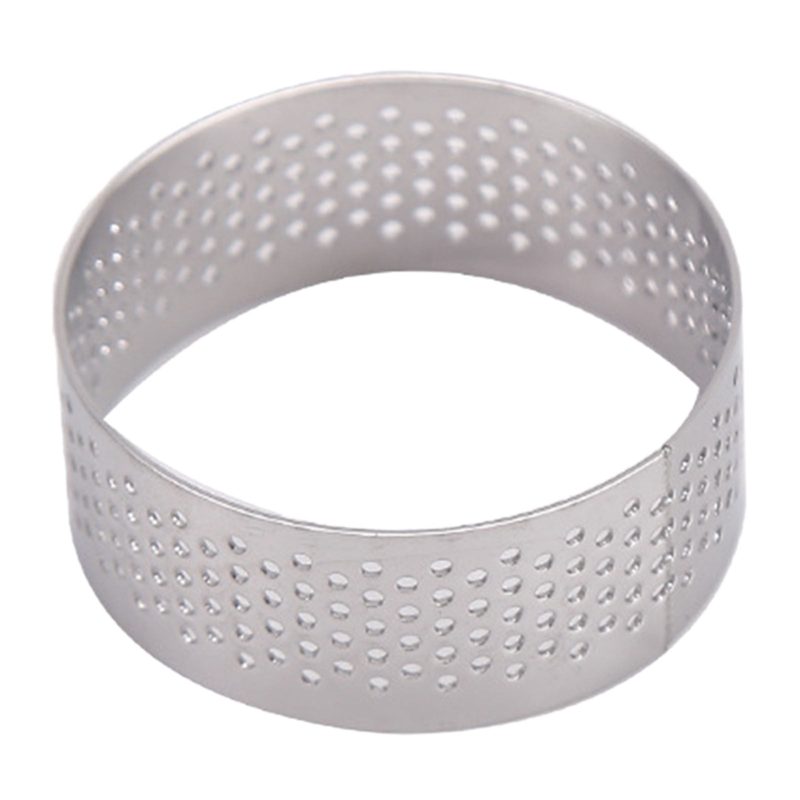 Bakeware Tart Rings 8 Inch Round Perforated Cake Ring Nonstick ...