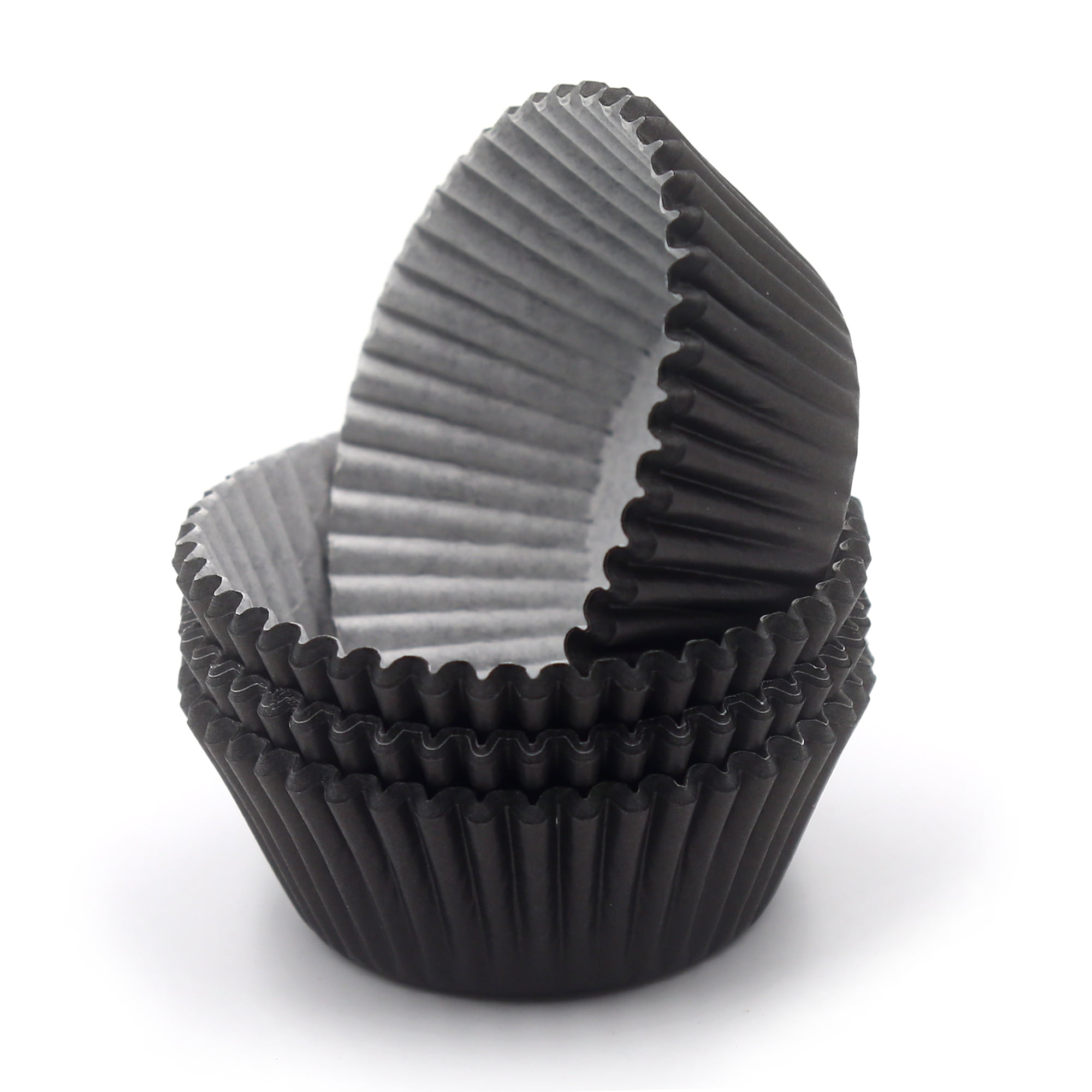 Bakexcel Standard Baking Cups, Classic Black Greaseproof Festive ...