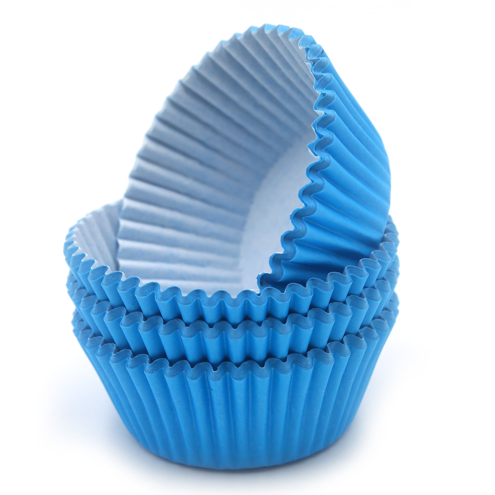 Bakexcel Standard Baking Cups, Classic Blue Greaseproof Festive Cupcake ...