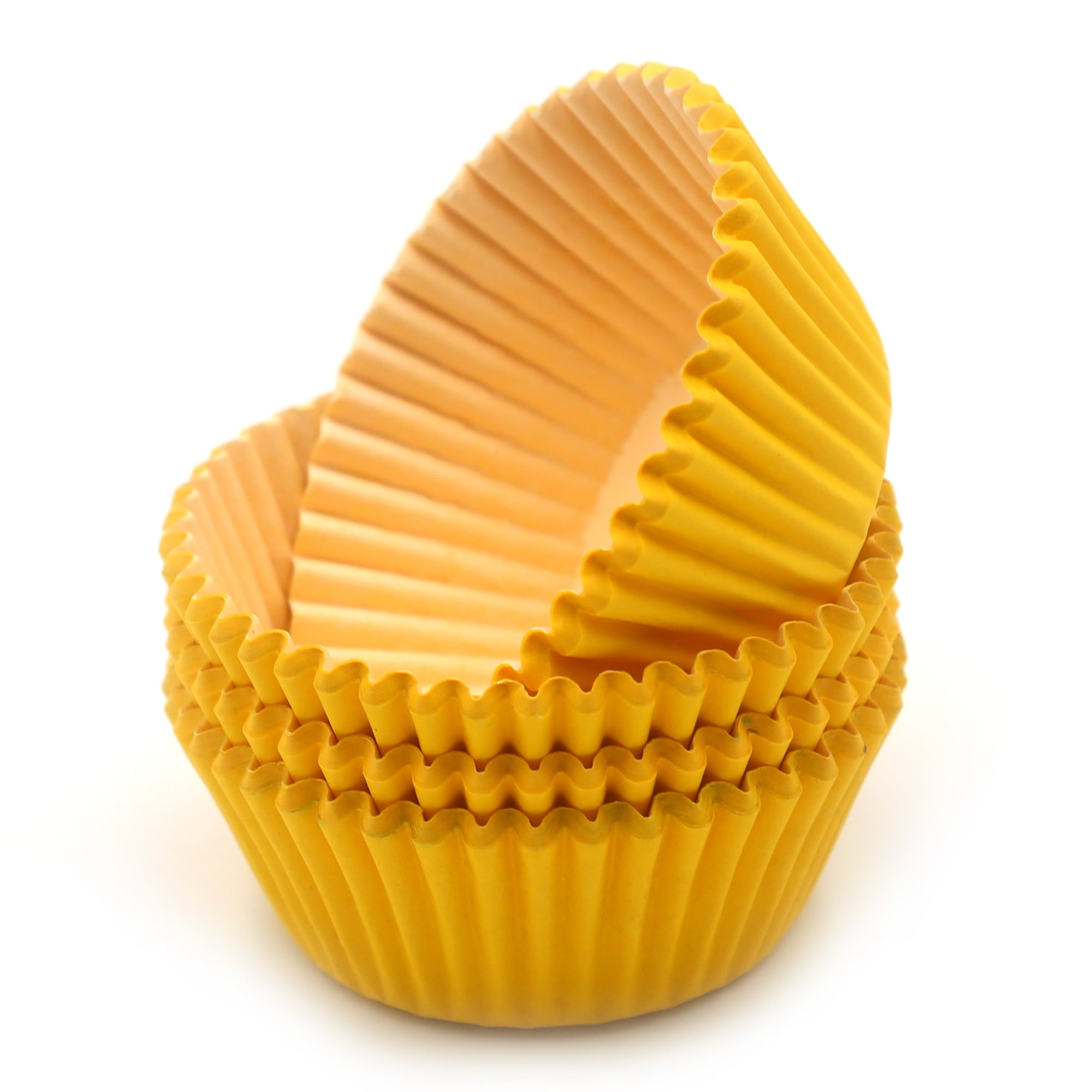 Bakexcel Standard Baking Cups, Classic Yellow Greaseproof Festive ...