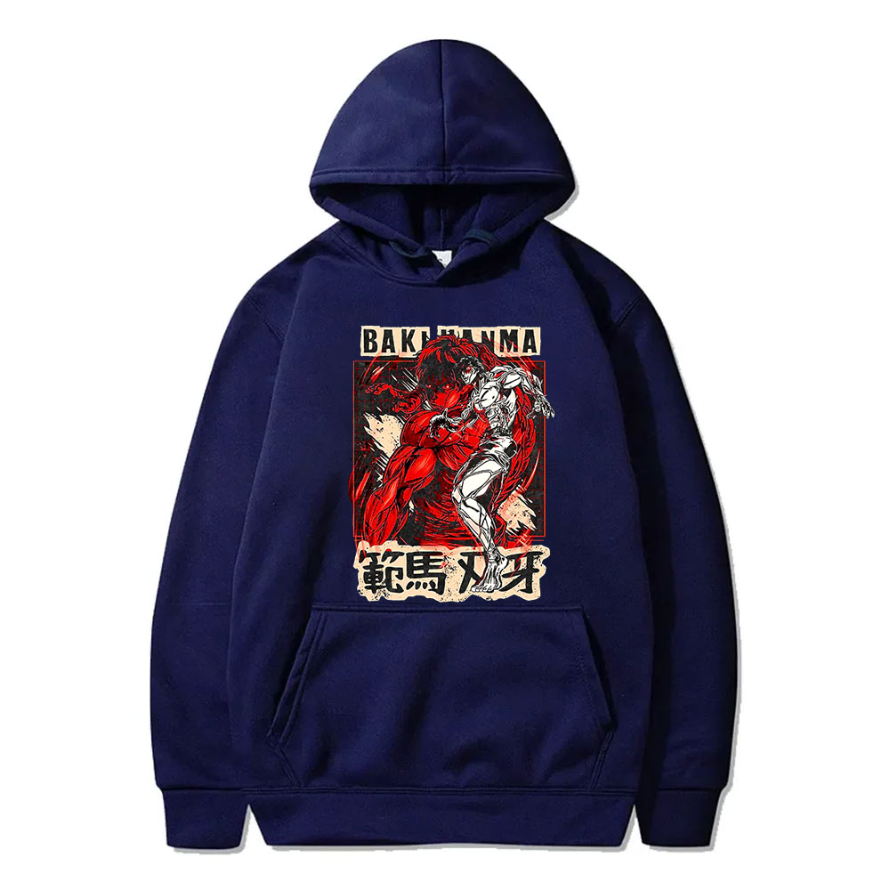 Baki Hanma Anime Merch Hoodies New Logo Pullovers Cosplay Women Men ...