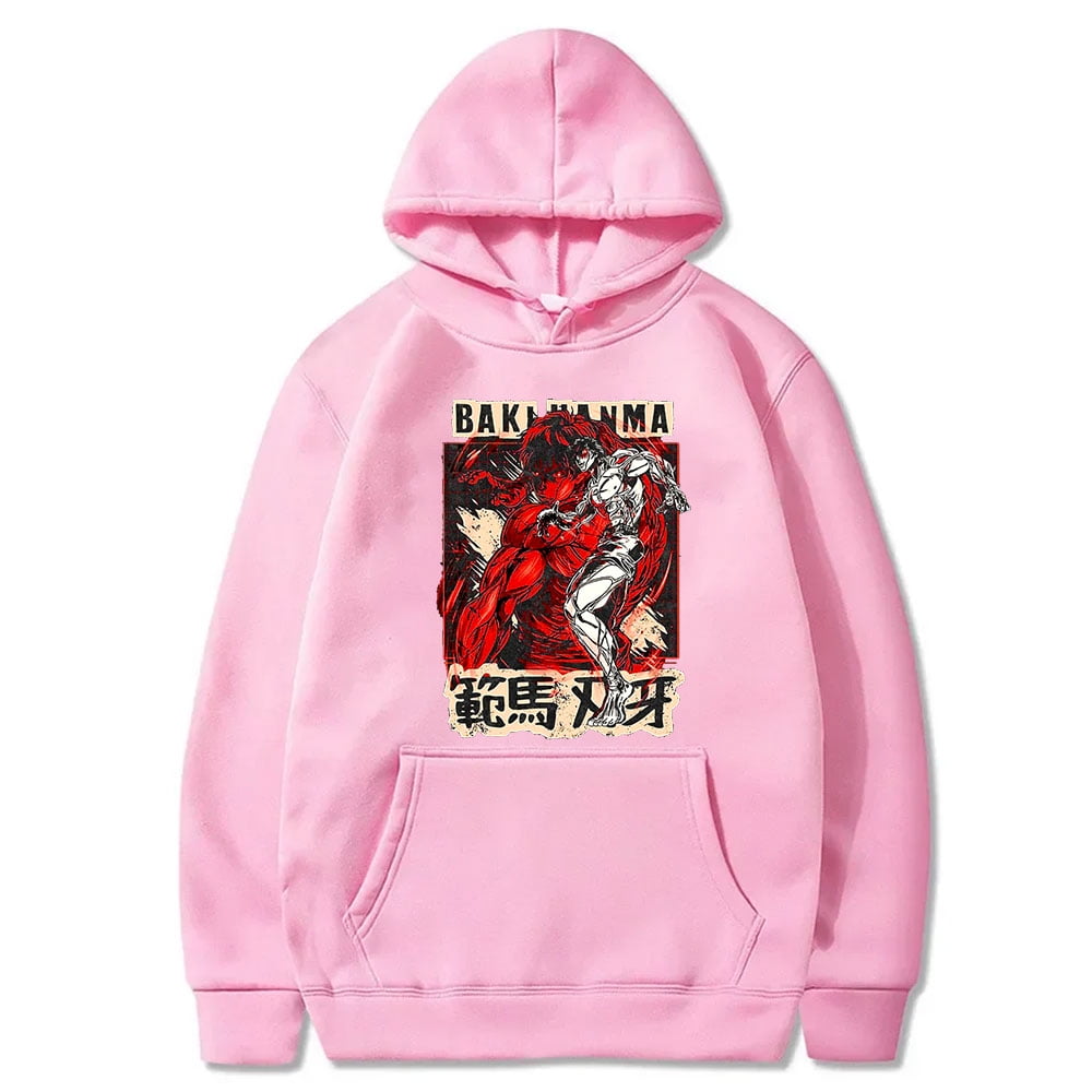 Baki Hanma Anime Merch Hoodies New Logo Pullovers Cosplay Women Men ...