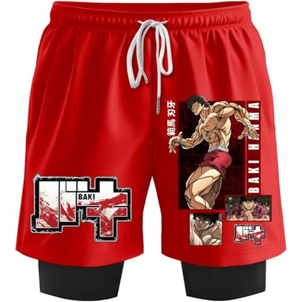 Baki Hanma Harajuku Sweatshorts Women Men Short Basketball Pants ...