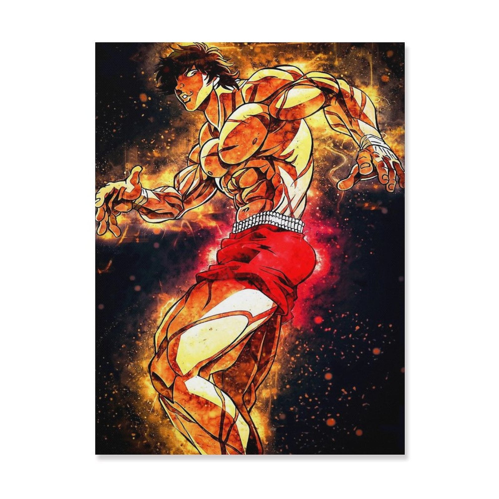 Baki Hanma Poster Canvas Painting Creativity Poster for Living Room ...