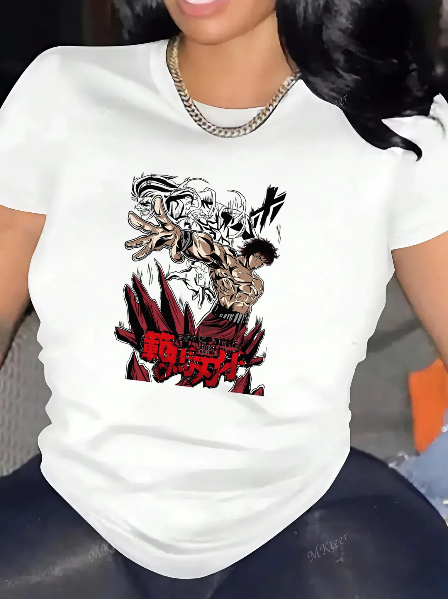 Baki Hanma The Grappler Yujiro Manga and Anime Style Art Unisex T-Shirt ...