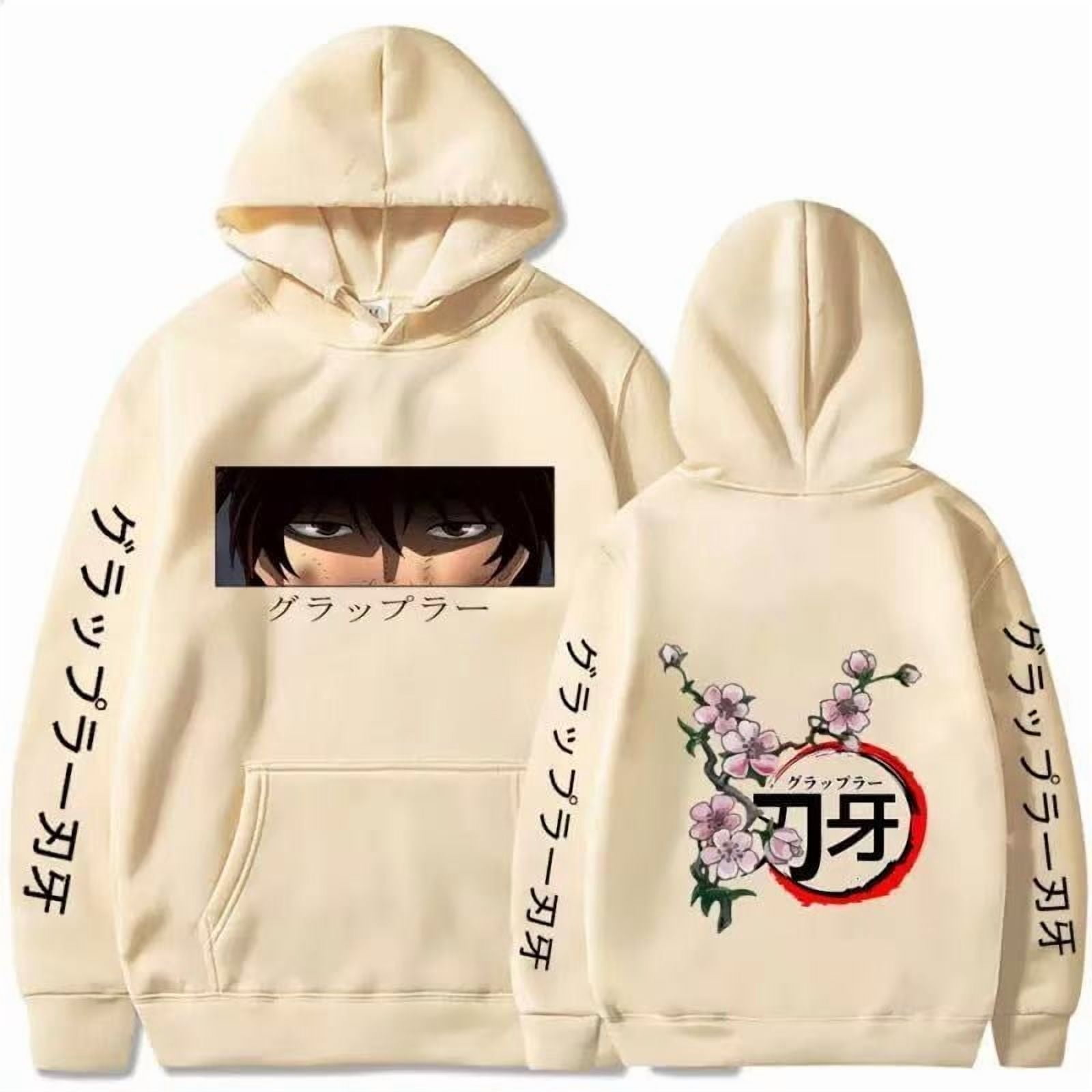Baki Hanma Yujiro Hoodie Sweatshirt Men Hip Hop Street Style Sweatshirt ...