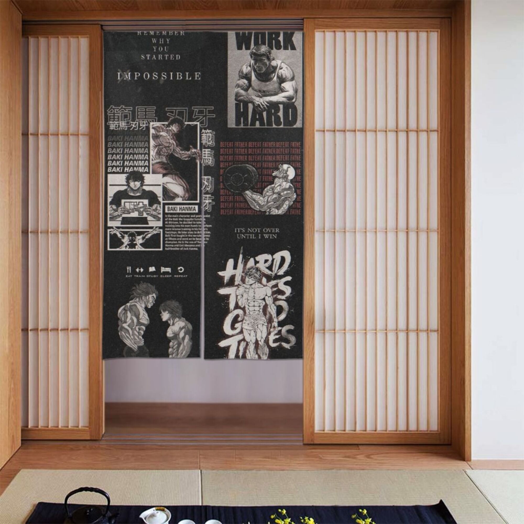 Baki The Grappler Anime Blackout Curtain,Blackout Curtain Panel ...