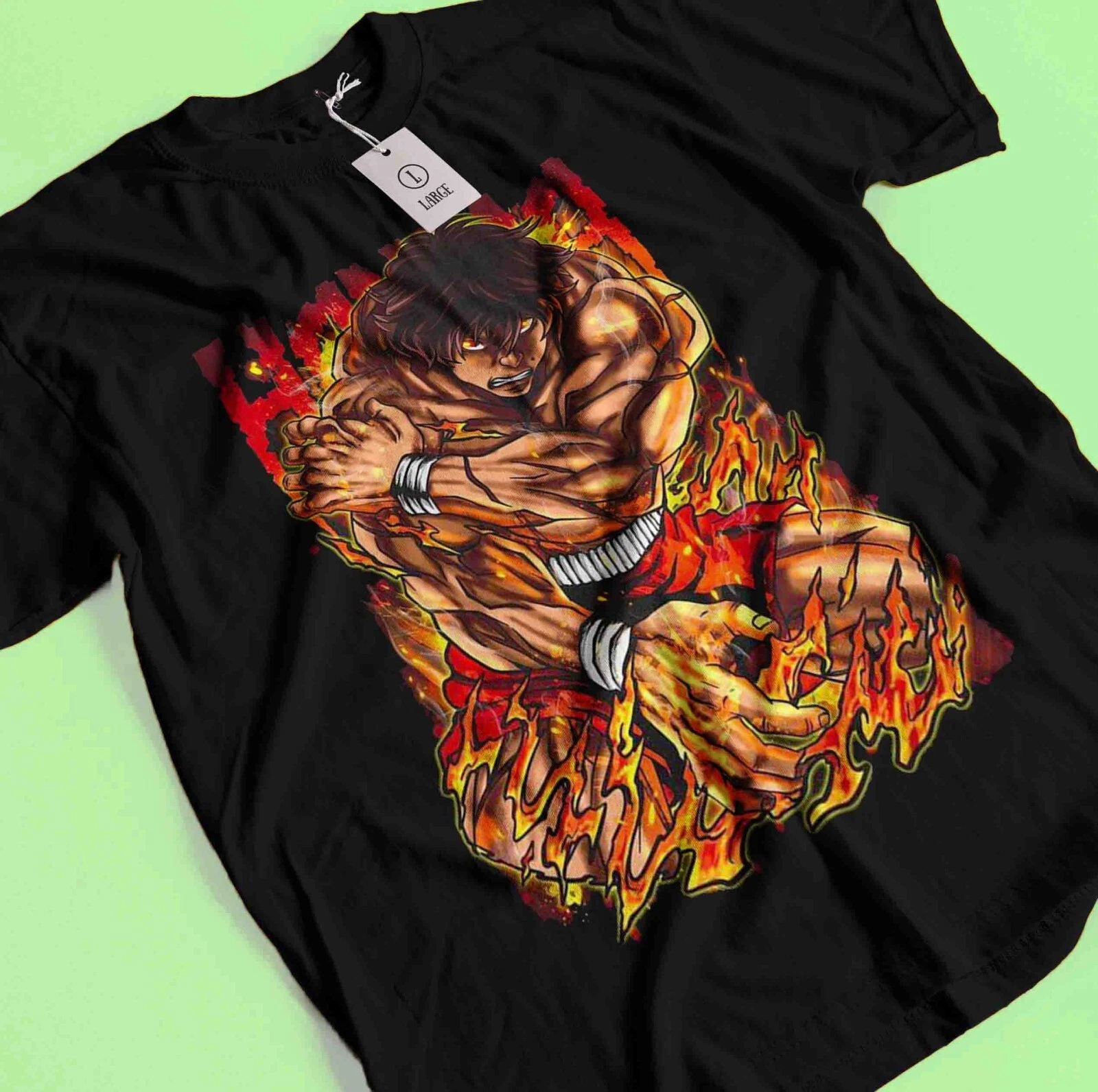 Baki The Grappler T-Shirt Baki Hanma Tshirt Yujiro Shirt Fighting Jack ...