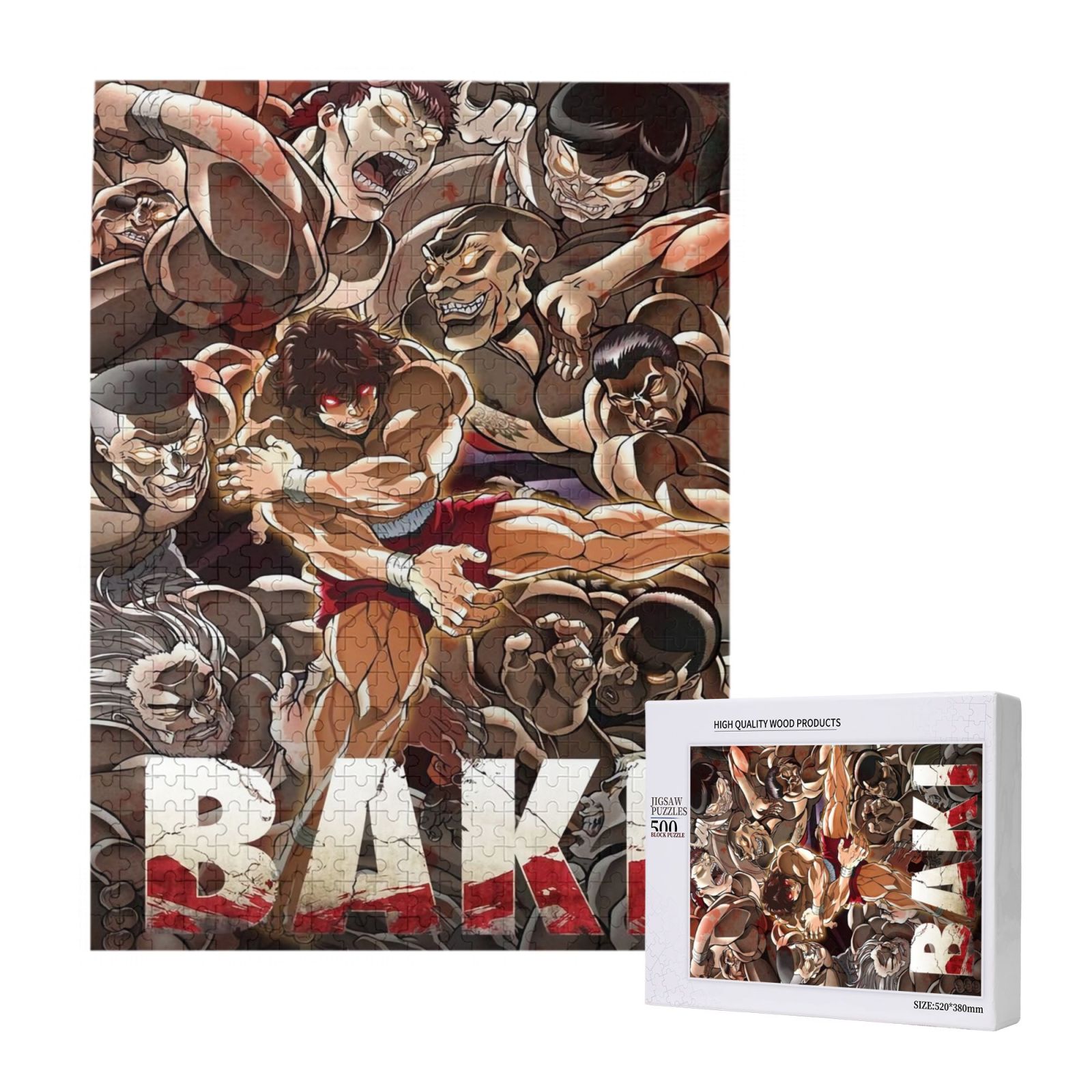 Baki the Grappler Anime Jigsaw Puzzles for Boy girl teen 300/500/1000 ...