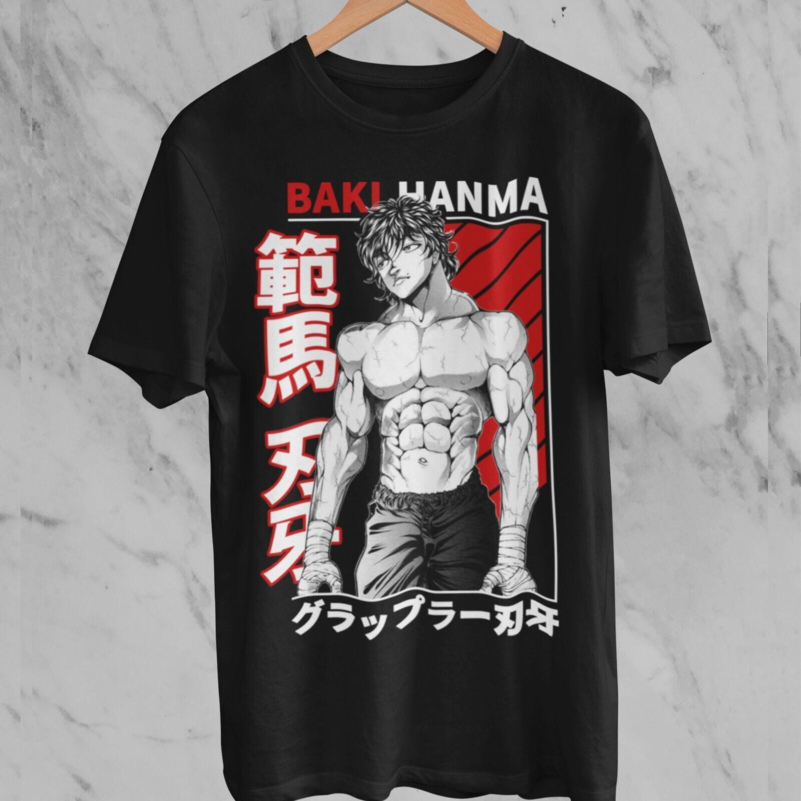 Baki the Grappler Hanma Yujiro New,Top,Best view Unisex Black T-Shirt ...
