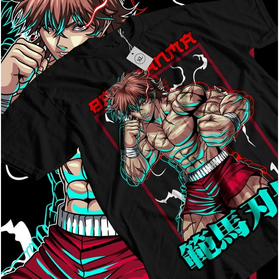Baki the Grappler T-Shirt Baki Hanma Yujiro Hanma Baki Boxing Shirt All ...