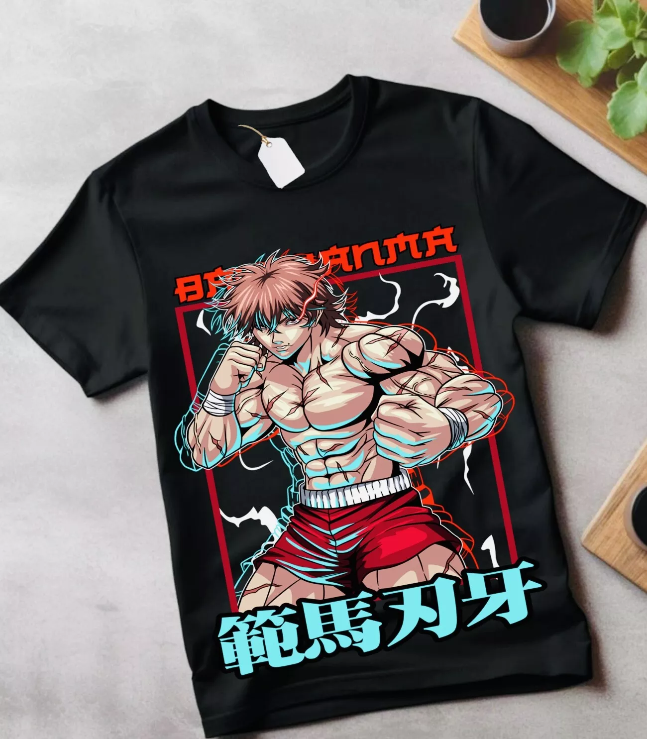 Baki the Grappler T-Shirt Baki Hanma Yujiro Hanma Baki Boxing Shirt All ...