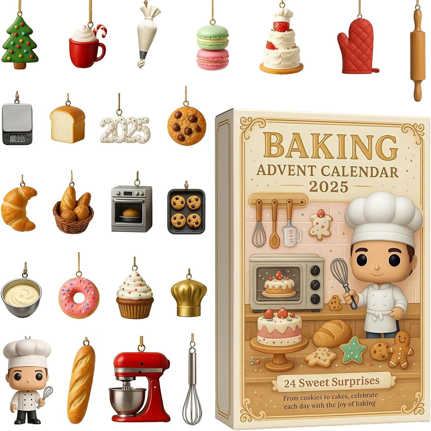Baking Advent Calendar 2025, Christmas Baking Advent Calendar, Holiday ...