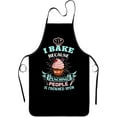Baking Apron for Women I Baking Because People Is Frowned Aprons Gifts ...