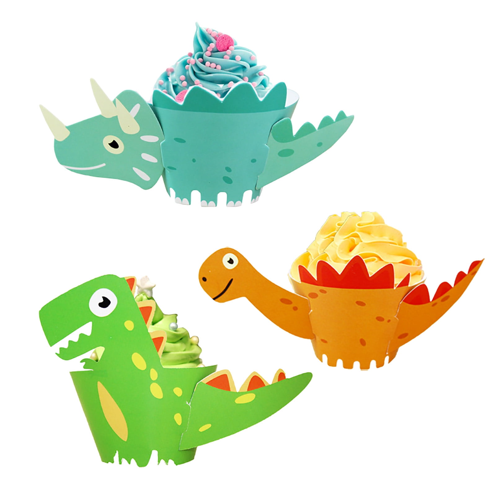 Baking Bakeware Bakeware Set Animals Cupcake Wrappers Funny Dinosaur ...