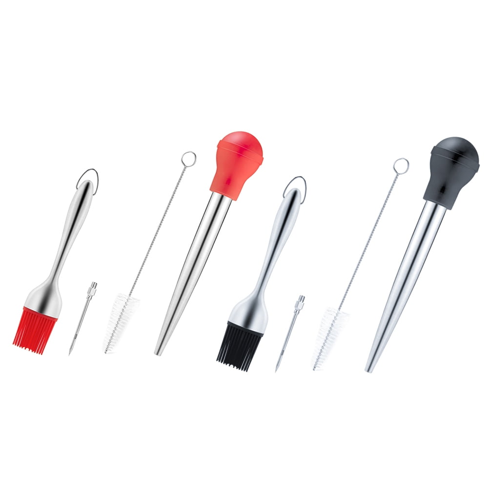 Baking Baster Sauce Turkey Barbecue Tools Grilling Seasoning Tubes Drip ...