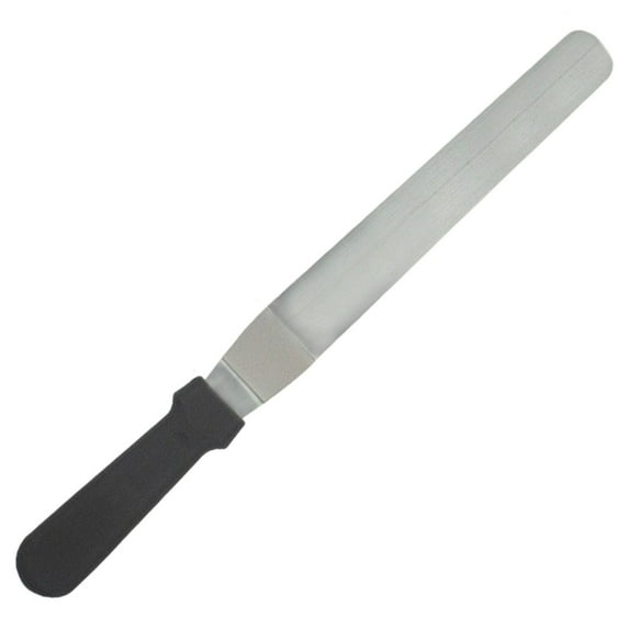 Baking Black Stainless Cake Spatula - Thickened Offset Spatula for Cake ...