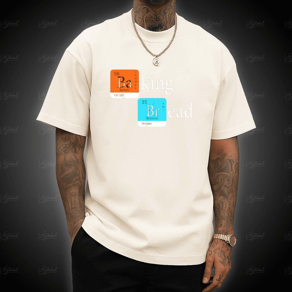 Baking Bread Periodic Table Funny Baker Science Comfort Colors T-Shirt, for Men & Women, up to ...