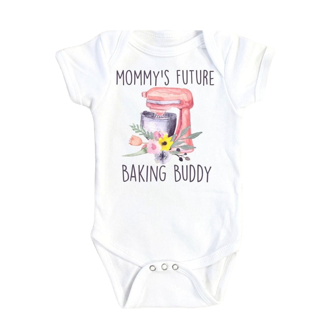 Baking Buddy Mommy - Baby Boy Girl Clothes Infant Bodysuit Funny Cute Newborn - Walmart.com