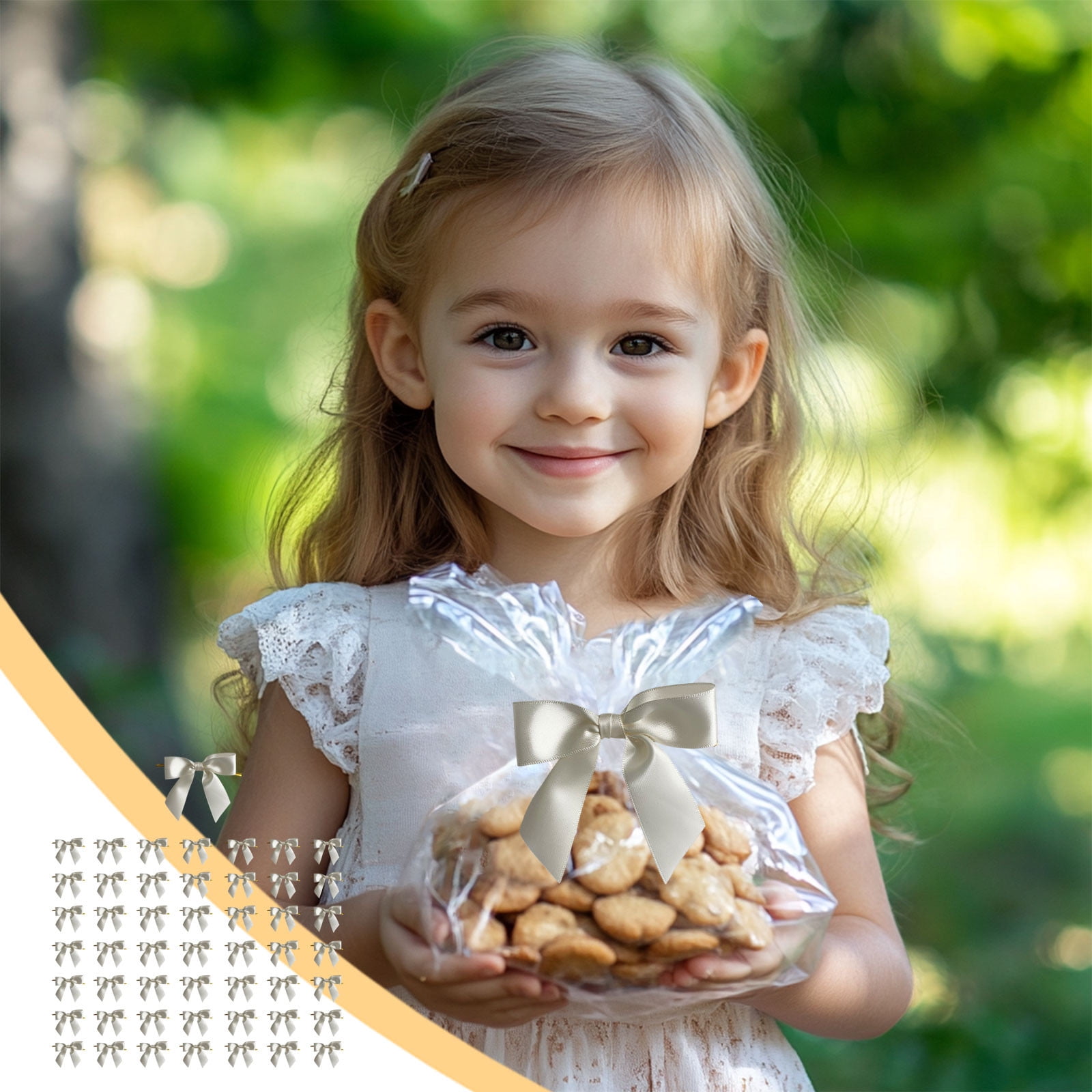 Baking Cake Packaging Sealing Bow Ribbon, Multi Color Gift Decorative ...