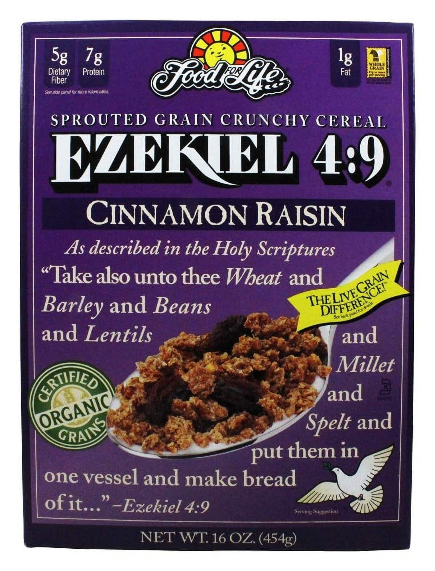 Baking Co. Cereal - Organic - Ezekiel 4-9 - Sprouted Whole Grain ...