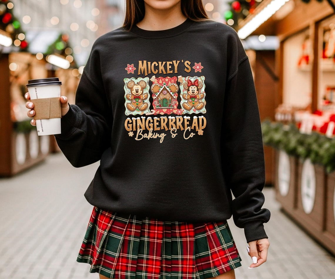 Baking Co. Gingerbread Bakery Sweatshirt, Cookie Sweater, Cookies ...