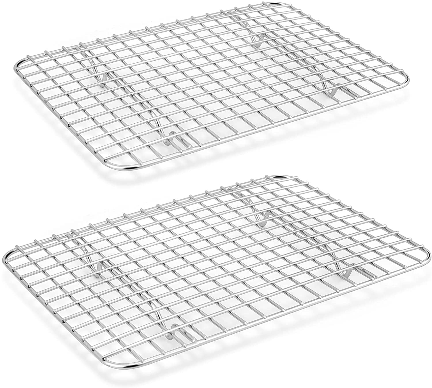 Baking Cooling Rack Set of 2, Casewin Stainless Steel Toaster Oven Rack ...