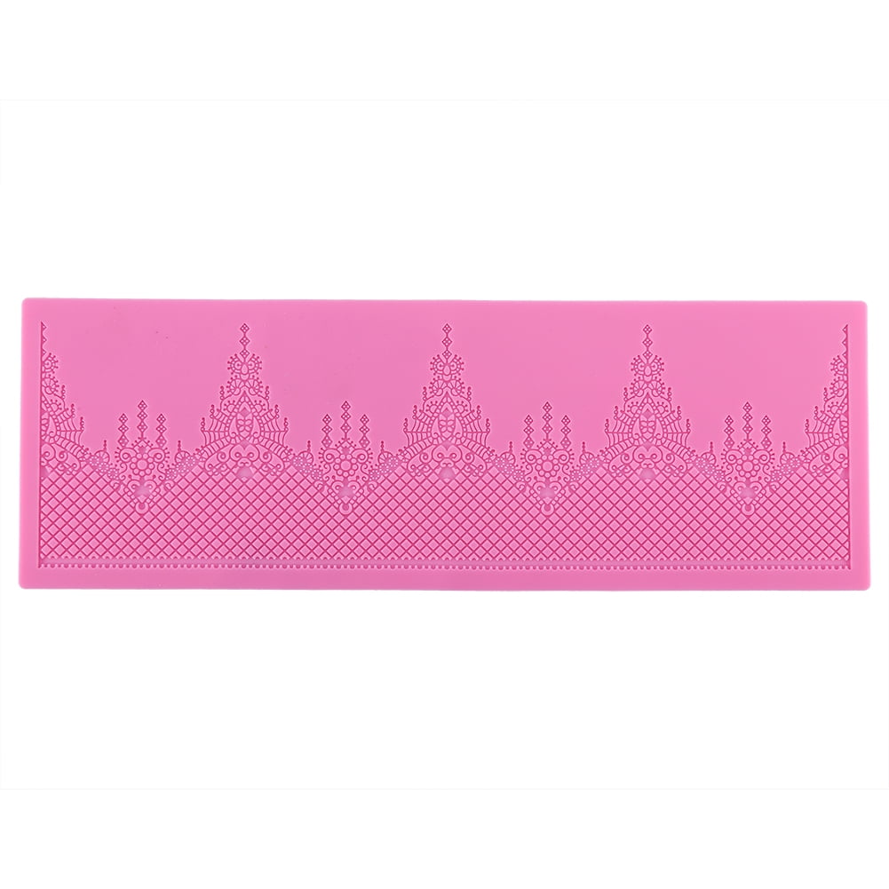 Baking Decor Mat for Unique Cake Designs Non-Stick Silicone Lace Mold for Sugarcraft & Fondant ...
