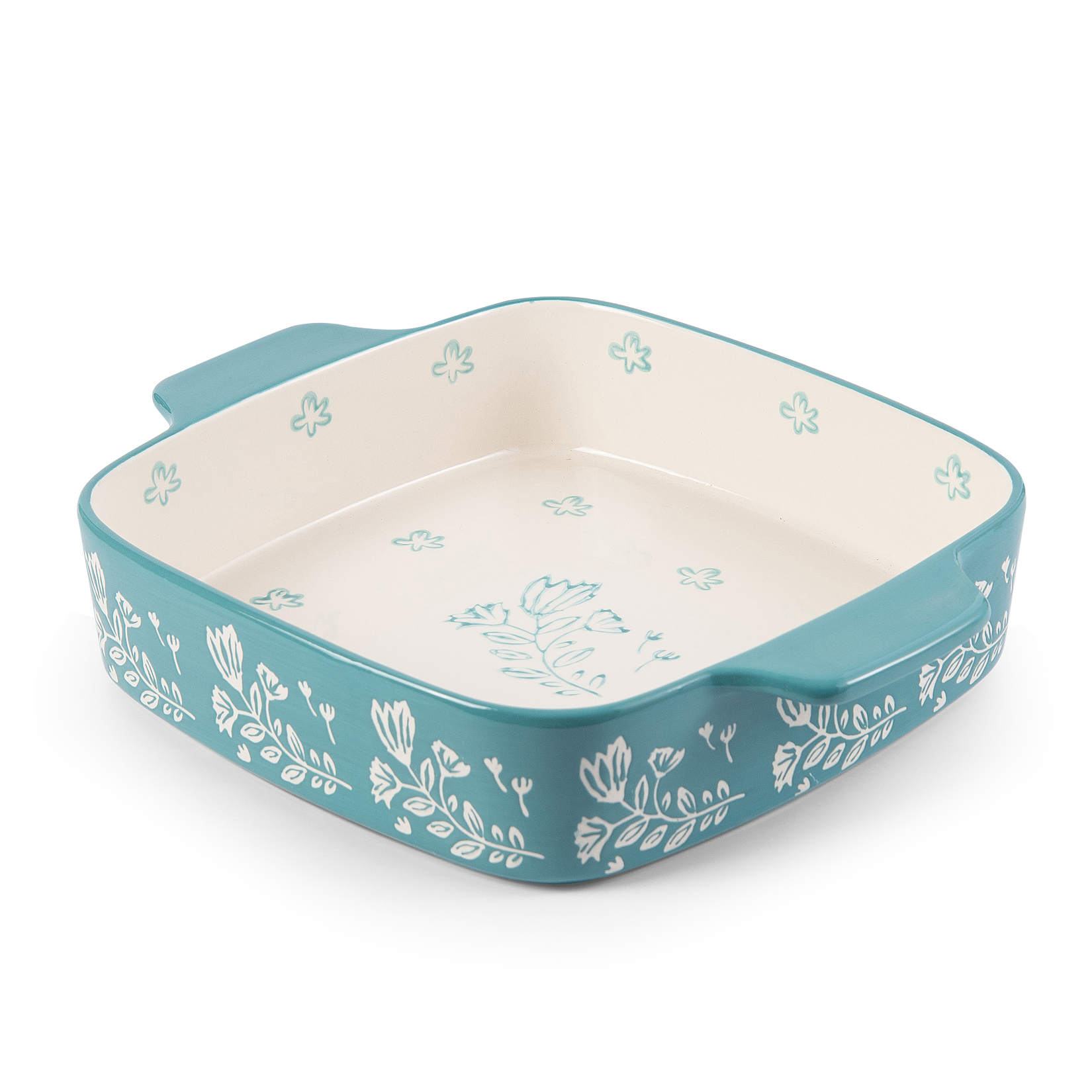 Bico Peony Heaven Stoneware Baking Dish, Lasagna Pan, Medium ...