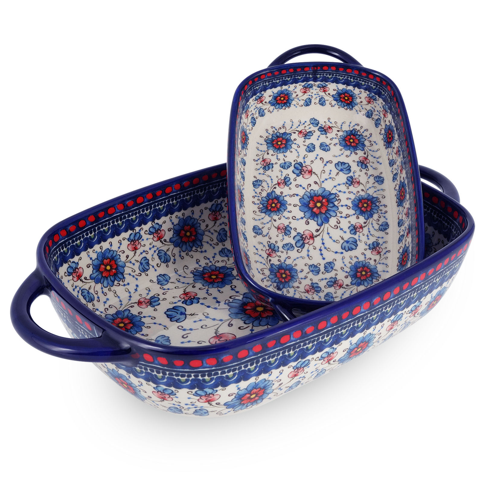 Baking Dishes For Oven, Ceramic Bakeware Set 0.75＆2 Quart, Baking Dish ...