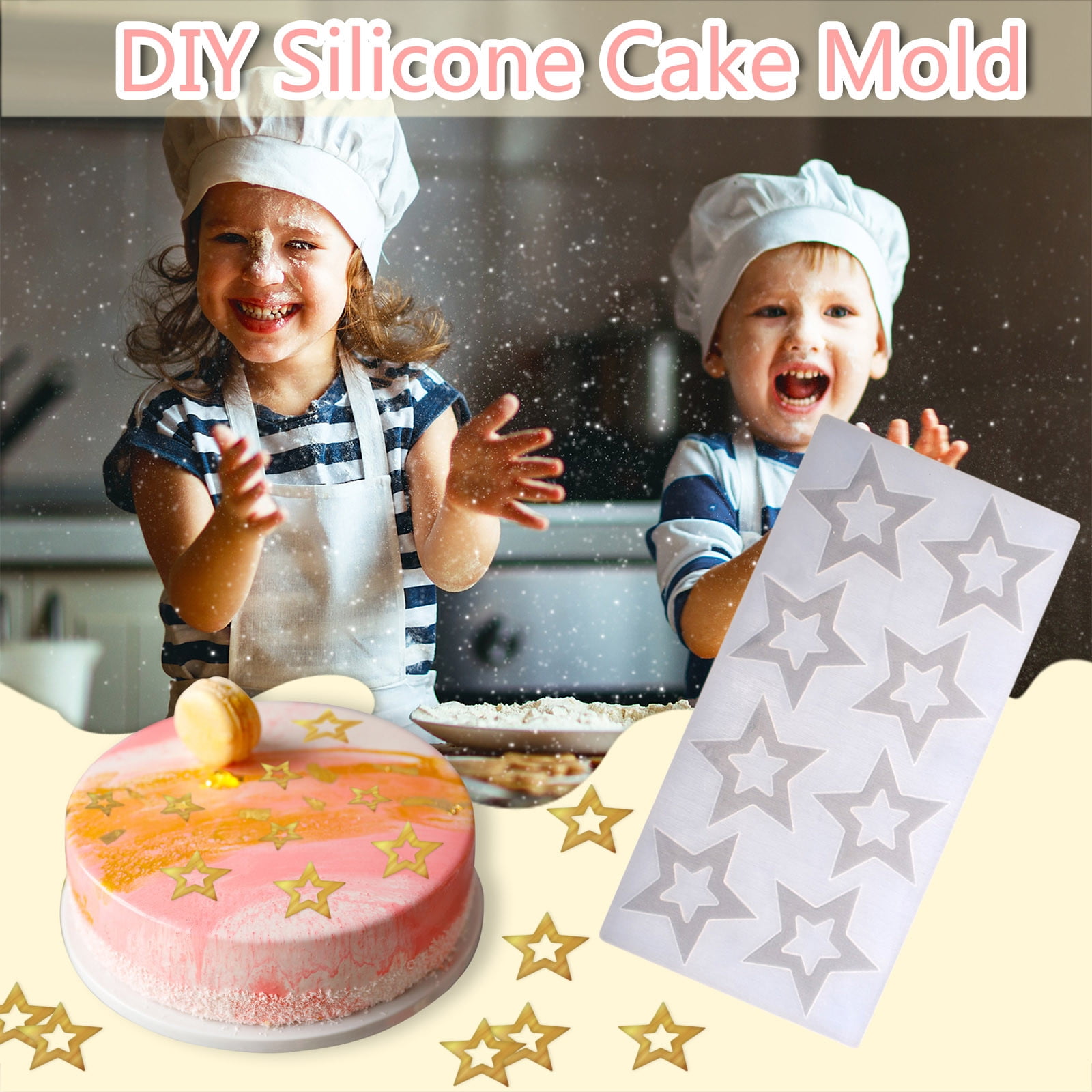 Baking Fondant Epoxy Plaster Mold | Food Grade Silicone Cake Decorating ...