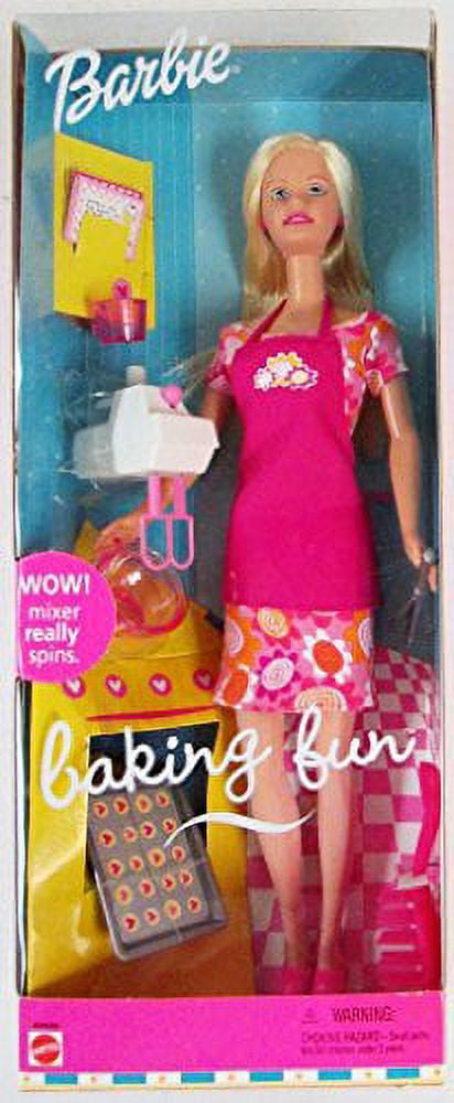 Baking Fun Barbie Doll 2001 Mattel #52639 - Walmart.com