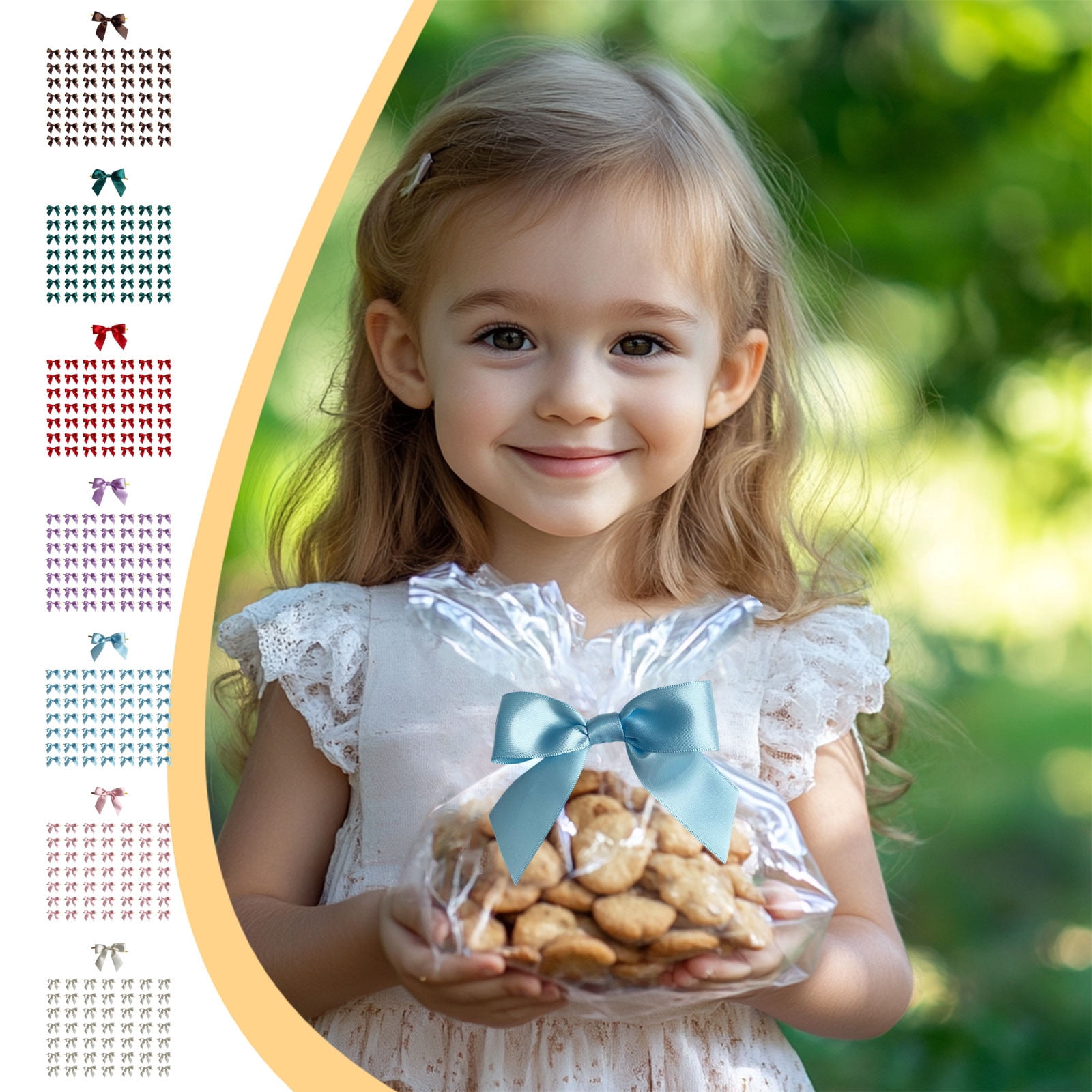 Baking Gift Wrap,Decorative Sealing Ribbon,Multi-Color Hand-Tied Bow ...