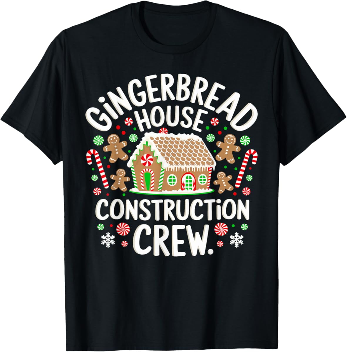 Baking Gingerbread He Construction Crew Decorating T-Shirt - Walmart.com