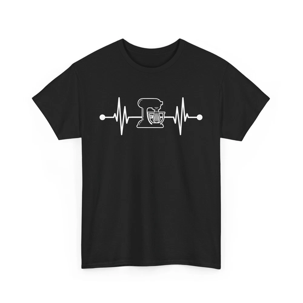 Baking Heartbeat EKG Stand Mixer Love Baking Baker Pastry Chef Unisex T ...