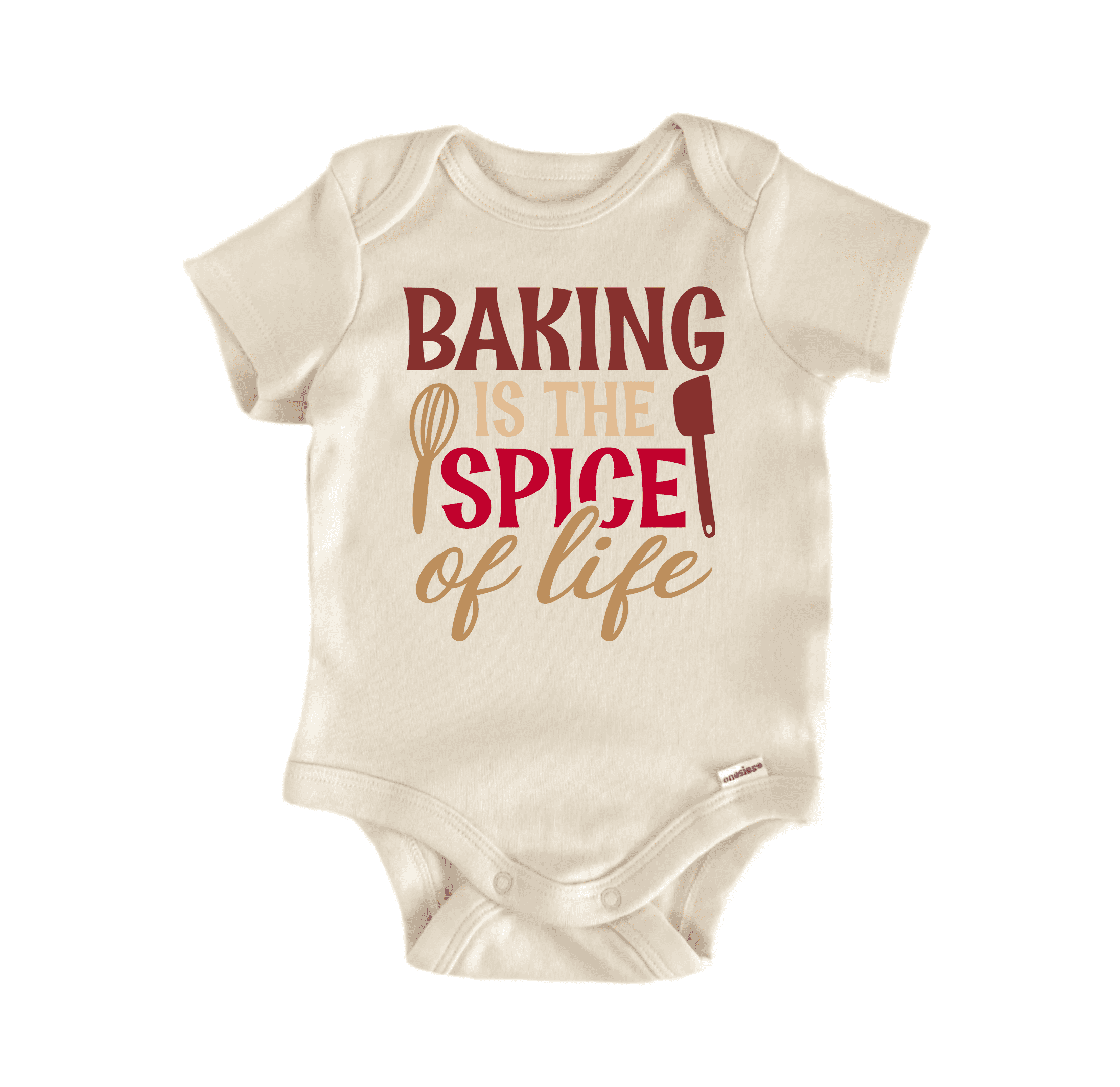 Baking Is The Spice Of Life - Baby Boy Girl Clothes Bodysuit Funny Cute ...