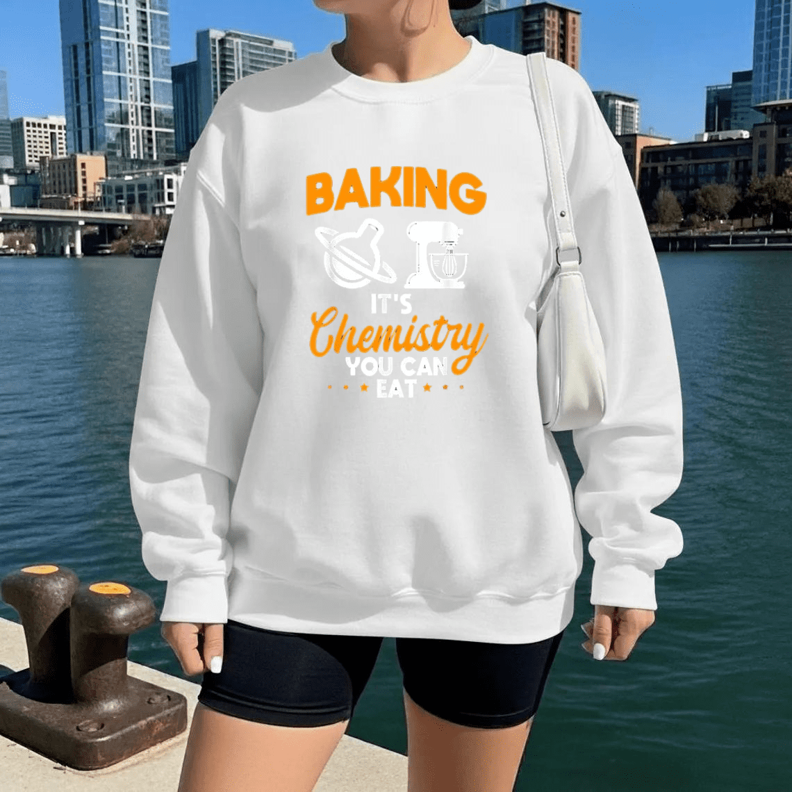 Baking It's Chemistry You Can Eat Pastry Chef Baker Sweatshirt, for Men & Women, up to Size 5XL ...